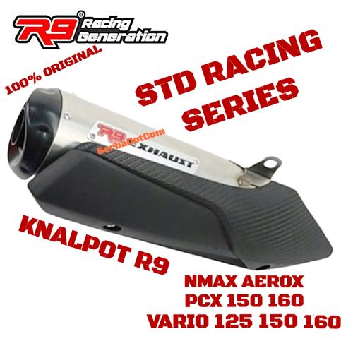 Jual KNALPOT R9 STANDART STANDAR STD RACING NMAX AEROX PCX VARIO 150 ...