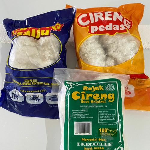 Jual CIRENG ada 2 varian rasa pedas dan salju 450gr (24pcs) Food ...