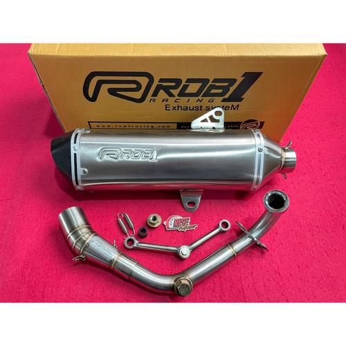 Jual KNALPOT ROB1 XMAX SILINCER OVAL STAINLESS EMBOSS - Kota Bekasi ...