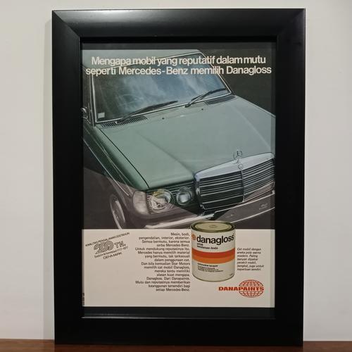 Jual Mercedes-Benz Wall Decor Iklan Danagloss Pajangan Mobil Jadul ...