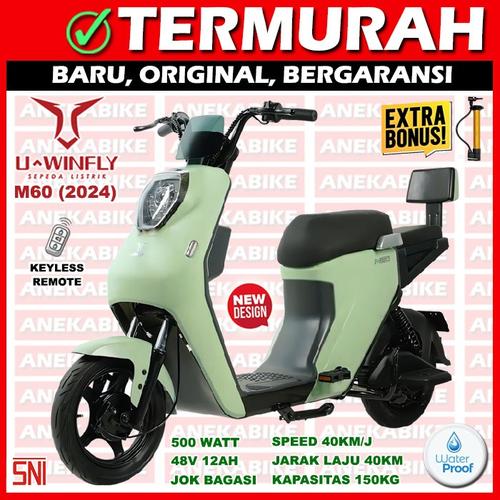 Jual TERBARU! Sepeda Listrik Uwinfly M60 New Series 2024 - MERAH ...