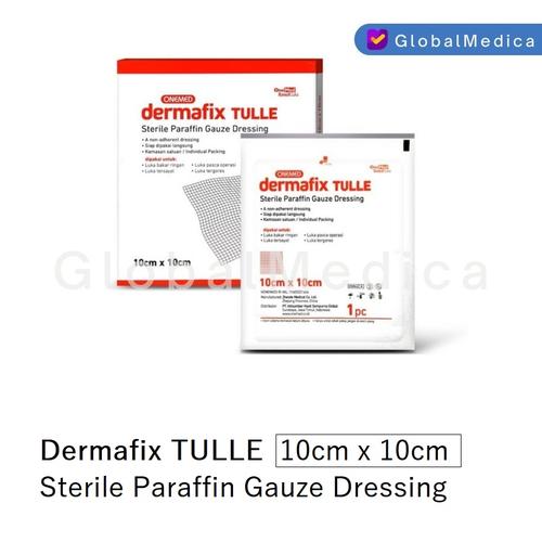 Jual Onemed Dermafix Tulle 10 x 10 Cm Paraffin Gauze Box/10Pcs - Kota ...