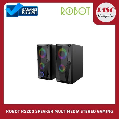 Jual Speaker Robot RS200 Komputer / Laptop / Multimedia Stereo Gaming ...