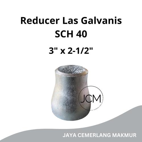 Jual Reducer Las Galvanis 3" x 2-1/2" SCH 40 / Vlok Sock Las Galvanis ...