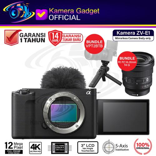 Promo Sony ZV-E1 Body Only Mirrorless Camera - ZVE1 Bundling+ VPT2BT ...