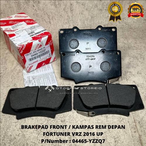 Jual BRAKE PAD FRONT KAMPAS REM DEPAN FORTUNER VRZ ORIGINAL 04465-YZZQ7 ...