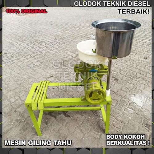 Jual Mesin Gilingan Tahu 6 Inch + Engine Penggiling Giling Kedelai Tahu ...