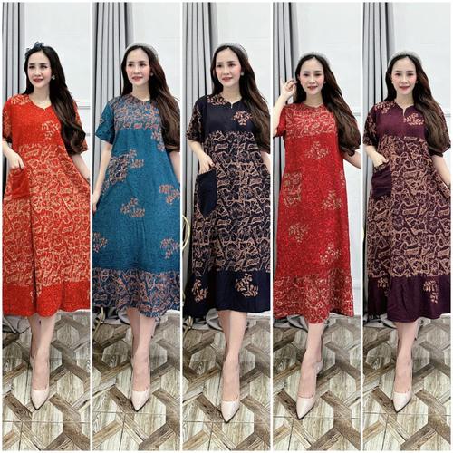 Jual Daster batik cap murah serian motif busui friendly Daster Pusat ...