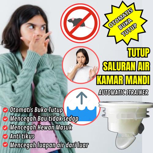 Jual Katup Anti Binatang Saluran air Toilet Drain Floor Otomatis Buka ...