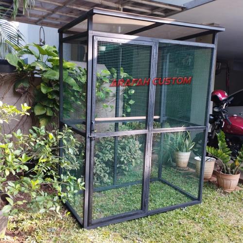 Jual Sangkar Kandang Burung Aviary Ternak Koloni Minimalis Lovebird ...