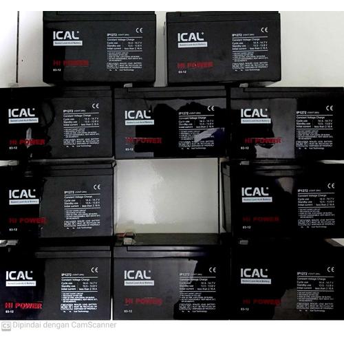 Jual BATTERY UPS ICA 12V 7.2AH (ICAL) MASTER DEALER - Kota Surabaya ...