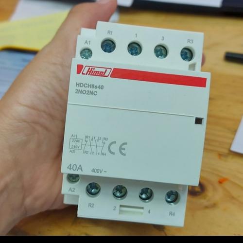 Jual Modular Contactor Himel 4P 40A tipe HDCH8S404 - 2NO 2NC - Jakarta ...