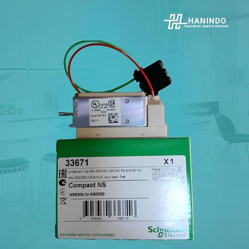 Jual UVT UVR ACB MCCB MN 33671 MN33671 220VAC Schneider Original ...