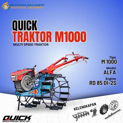 Jual Quick Mesin Traktor Tangan Alfa M1000 Kubota RD 85 DI 2S - Tanpa ...