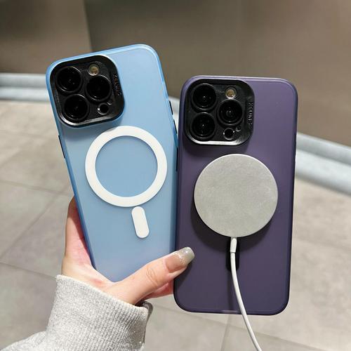 Jual Case stand iphone 14 15 plus pro / max soft hard case magsafe ...