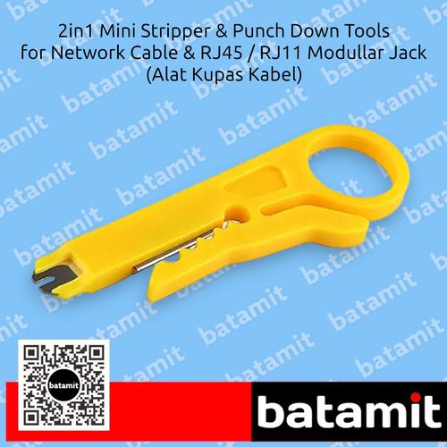 Jual Pengupas Kabel LAN Mini Stripper UTP Cable Punch Down Tools RJ45 ...