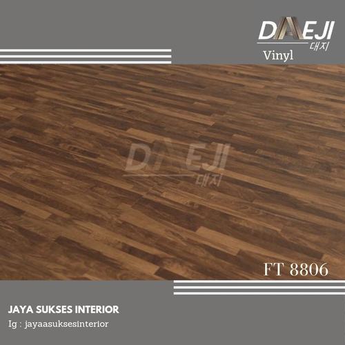 Jual Lantai Vinyl DAEJI Motif Kayu FT 8806 Tebal 3mm / m² - Jakarta ...