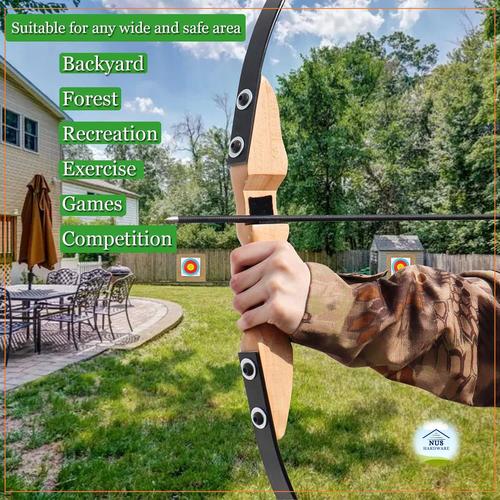 Jual Alat Olah Raga Busur Panah Dewasa Recurve American Hunting Bow 40 ...