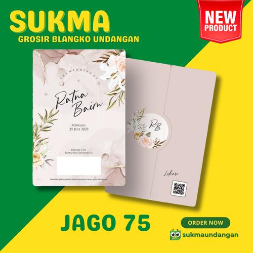 Jual BLANGKO UNDANGAN ATAU KERTAS UNDANGAN NIKAH JAGO 75 | SUKMA ...