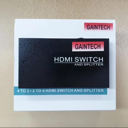 Jual HDMI Switch and Splitter 2 in 4 out GAINTECH - Jakarta Pusat ...