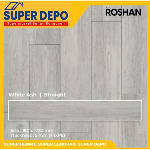 Jual LANTAI SPC ROSHAN WHITE ASH UKURAN 180/1220 mm - Kab. Bogor ...