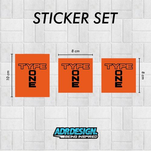 Jual Sticker Bumper Mobil Type One Spoon JDM Jazz / City / Brio / Civic ...