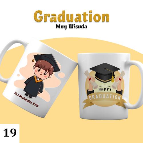Promo MUG CUSTOM HADIAH GRADUATION / CETAK MUG WISUDA HAMPERS ...