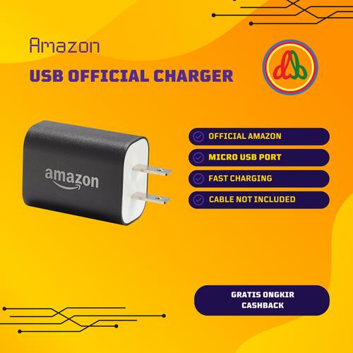 Jual Amazon 9W OEM USB Power Adapter for Fire Tablets, Kindle and Echo ...