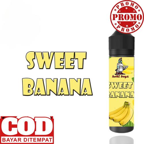 Jual Cairan Botol Plastik Liquid Pod 60ml Freebasedd Sweett Banana ...