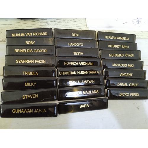 Jual Bahan Kuningan Magnet Nama Dada Custom Nametag Name Tag Badge - G ...