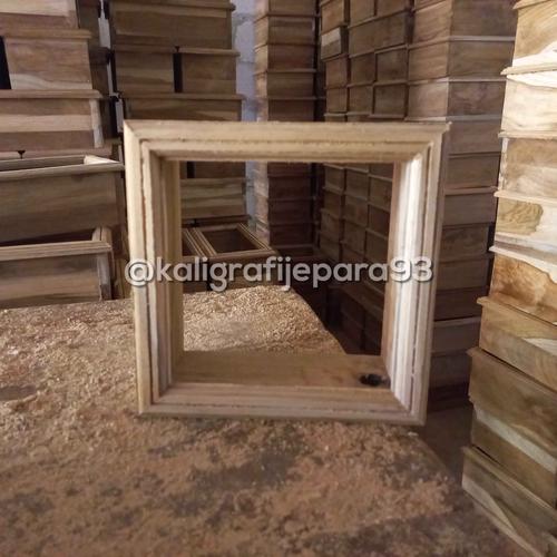 Jual Roster Kayu Jati 23x23cm Lis Double Kawat Kasa, Loster Minimalis ...