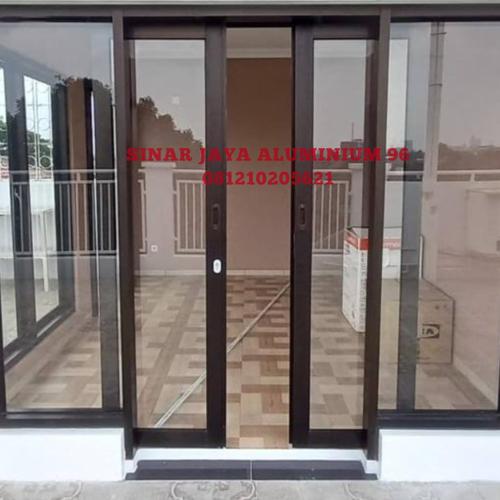 Jual Pintu Sliding Double Kiri Kanan Kaca Mati - Kota Tangerang - Sinar ...
