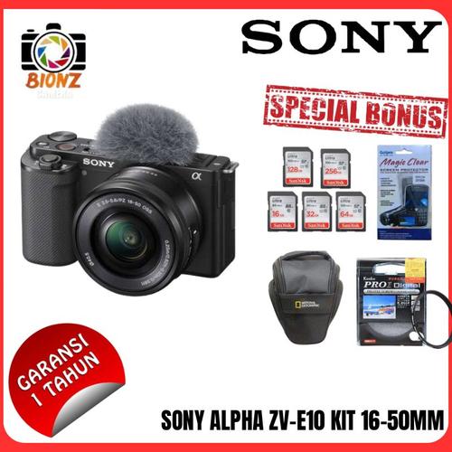 Jual SONY ZV E10 KIT 16-50MM / SONY ZVE10 KIT 16-50MM / ZVE10 SONY ...