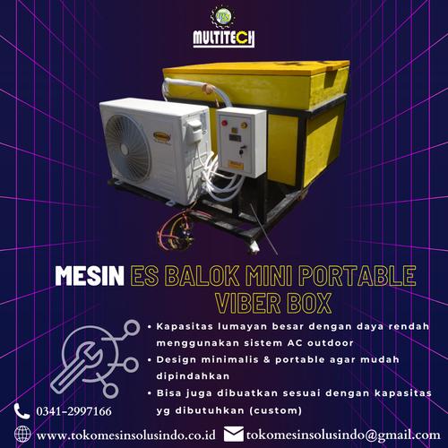 Jual Mesin Es Balok Mini Portable Viber Box - Kapasitas 500kg - Kab ...
