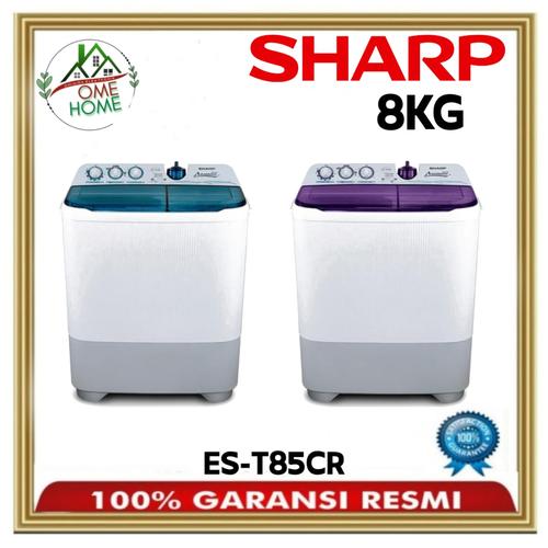 Jual Sharp EST85CR Mesin cuci 2 tabung 8kg EST-85CR ES T85CR GARANSI ...