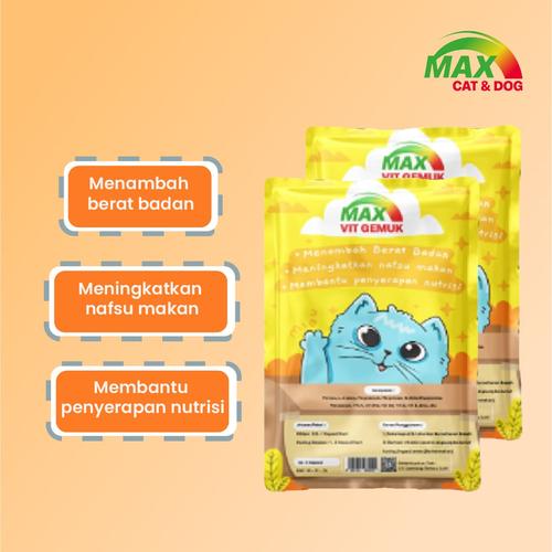 Jual vitamin kucing MAX CAT BULU, GEMUK, IMUN isi 5 capsul - MAX IMUN ...