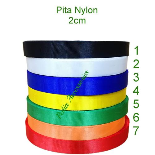 Jual Lanyard Nylon /Tali Id Card / Id Card Nylon 2 cm Per Roll - 1 ...