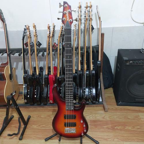Jual gitar bass listrik elektrik washburn original aktif pasif 5 string ...