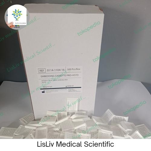 Jual Embedding Casette Pro-Histo. Without Lid White. 500 Pcs/Box - Kota ...