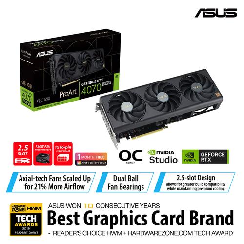 Jual VGA Asus ProArt GeForce RTX 4070 SUPER 12GB GDDR6X OC Edition - Jakarta Pusat - Xavier ...