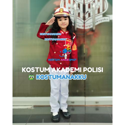 Jual KOSTUM AKPOL CEWE ANAK-BAJU TARUNI AKADEMI POLISI ANAK PEREMPUAN ...