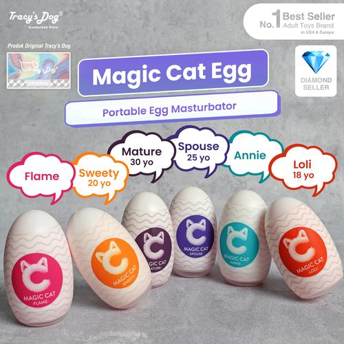 Promo Tracys Dog - Magic Cat Egg ORIGINAL - Alat Bantu Seksual Pria ...