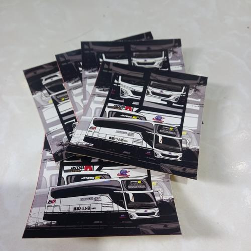 Jual 5 sticker bus stiker bis mirror kids panda jb 5 jetbus 5 kotak ...