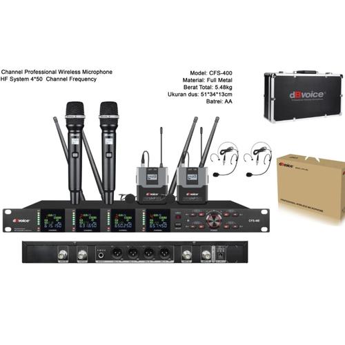 Jual MIC WIRELESS DB VOICE CFS 400 / CFS400 PP,PJH,JJHH ORIGINAL ...