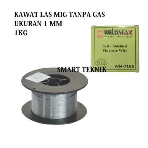 Jual PAKAN LAS MIX KAWAT LAS MIG TANPA GAS UKURAN 0.8 MM 1KG WELDMAX ...