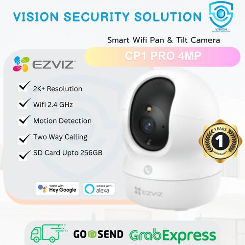Jual Ezviz CP1 Pro 4MP Smart Home Wifi Pan Tilt IP Camera CCTV Indoor - KINGSTON 256GB, BRACKET ...