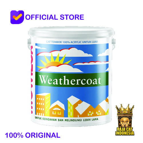 Jual Cat Tembok Eksterior Mowilex Weathercoat White 1501 / Putih 1501 2 ...
