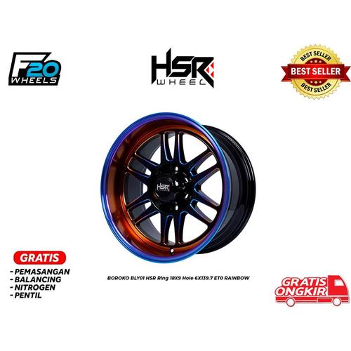 Jual VELG HSR WHEEL TYPE BLY 01 RING 18 COCOK UNTUK PAJERO FORTUNER DLL ...