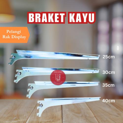 Jual BRAKET KAYU/DISPLAY DINDING KAYU - 30 cm - Kota Surabaya - Pelangi ...