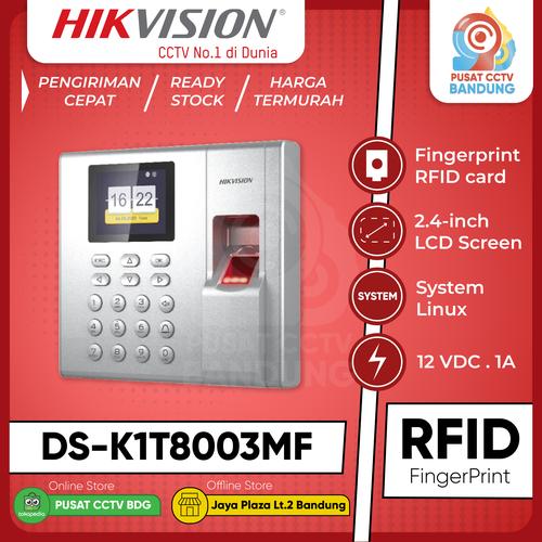 Jual Alat Pengenalan Sidik Jari Hikvision DS-K1T8003MF Dengan Layar LCD ...